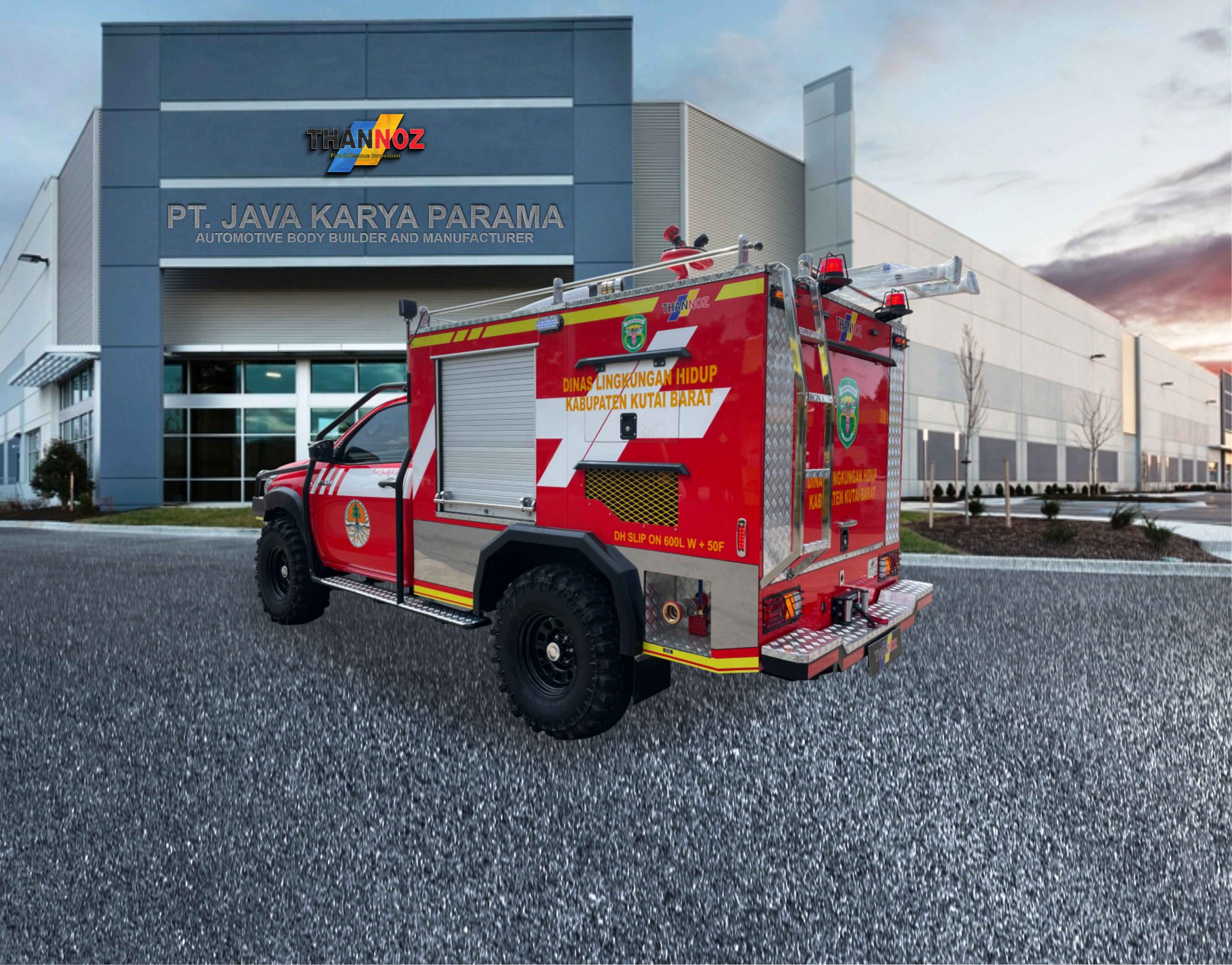 DH FIRE JEEP SLIP ON 600L + 50 Foam – Thannoz